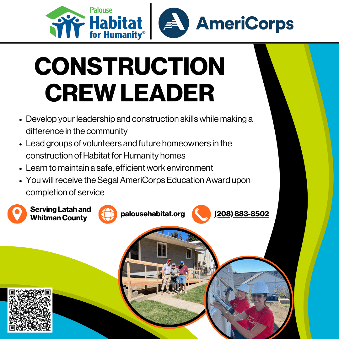 Construction Crew Leader - Palouse Habitat for Humanity